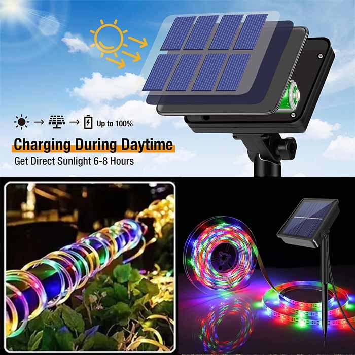 fontana solare (striscia led pannello solare) – Reso Rapido Gratuito